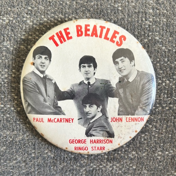 The Beatles | Accessories | Rare Find The Beatles Button Pin | Poshmark